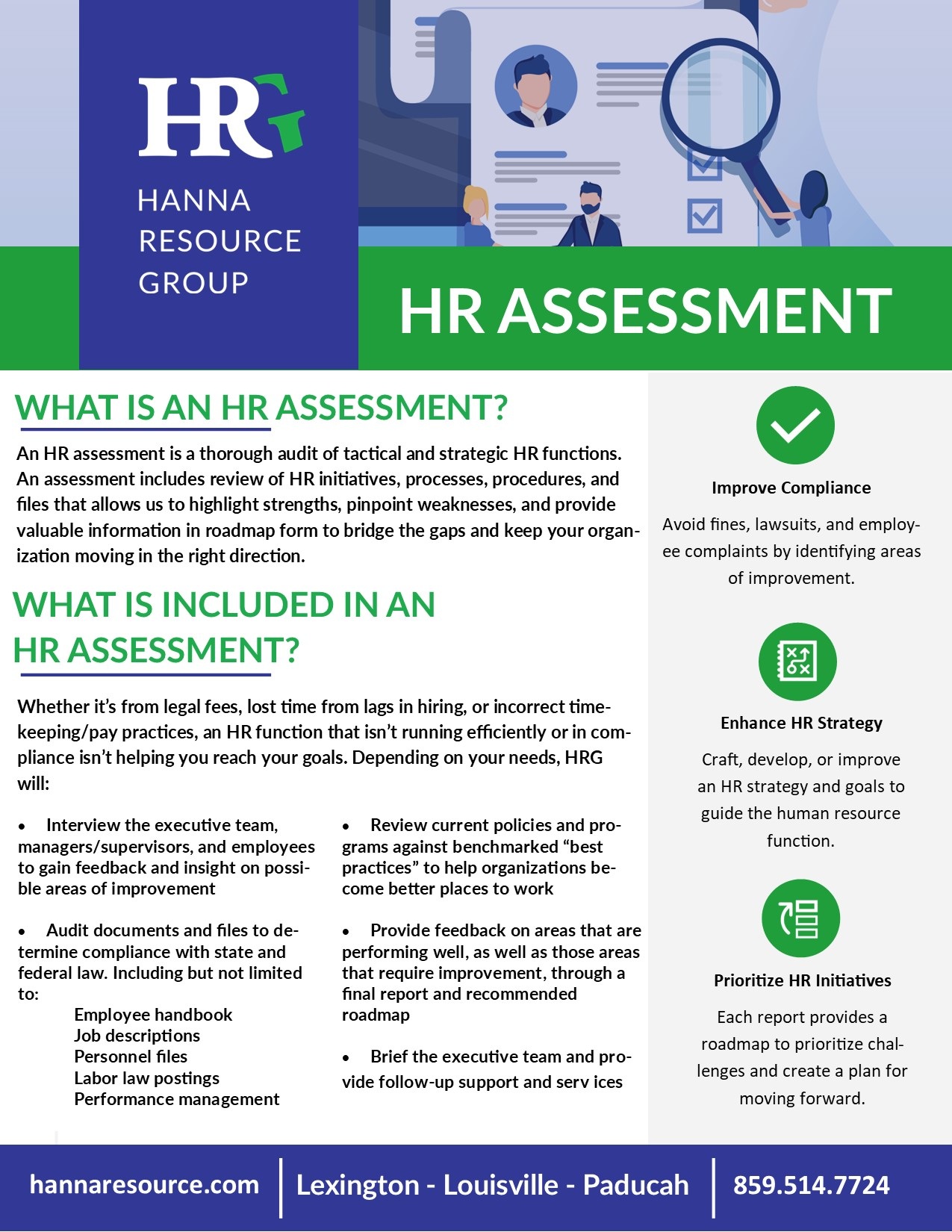 Human Resources Assessment | HR Audit | Compliance Audit
